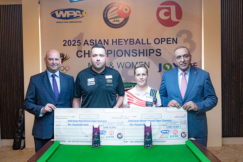Jack Whelan and Wendy Jans crowned champions at the 2025 Asian Open ...